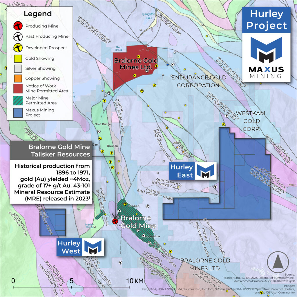 Hurley Antimony Project - maxus mining